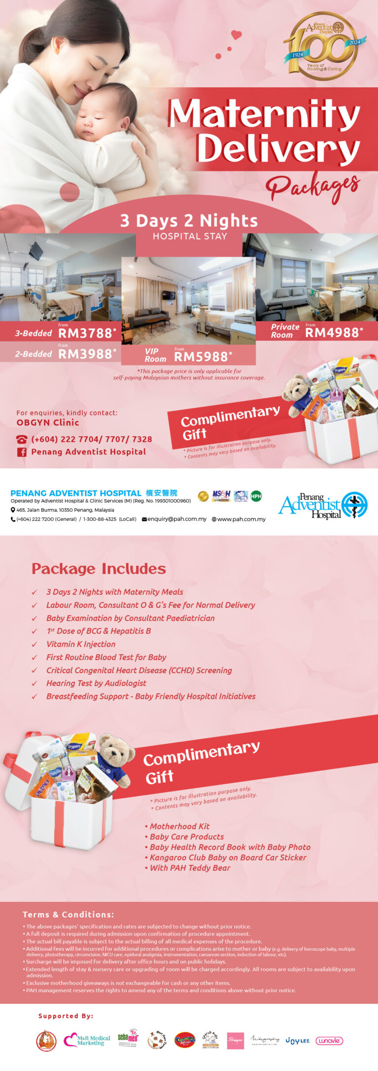 Maternity Packages - Penang Adventist Hospital