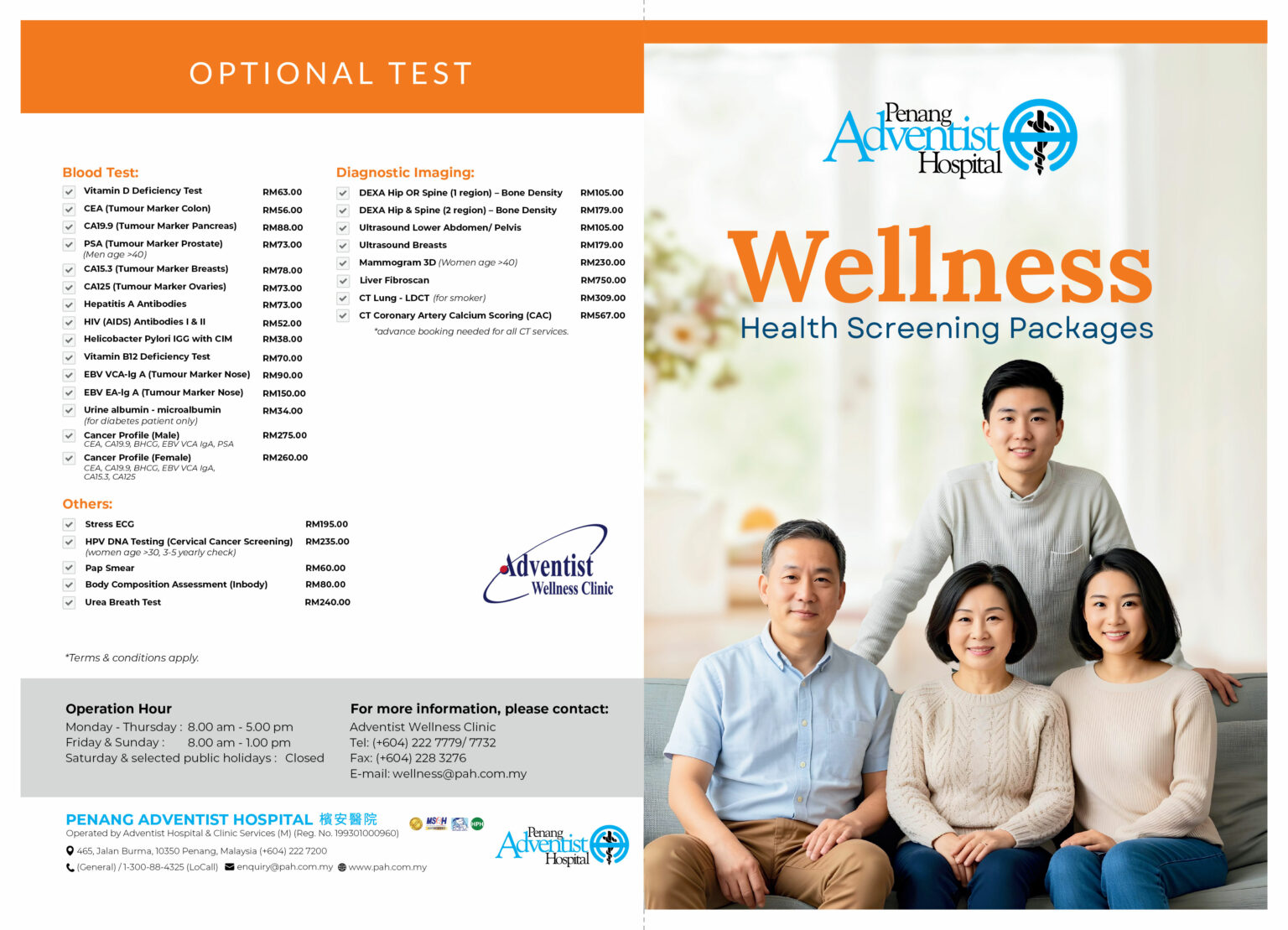 Wellness Check-Up - Penang Adventist Hospital | People Centered ...