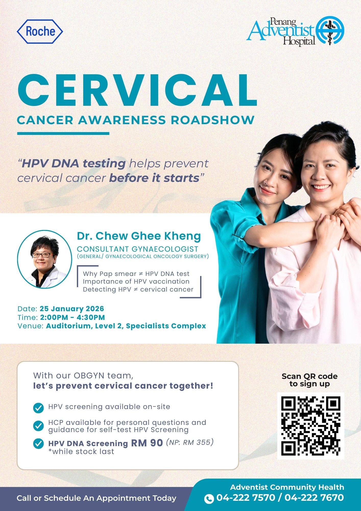 Cervical Cancer Awareness Roadshow - Penang Adventist Hospital